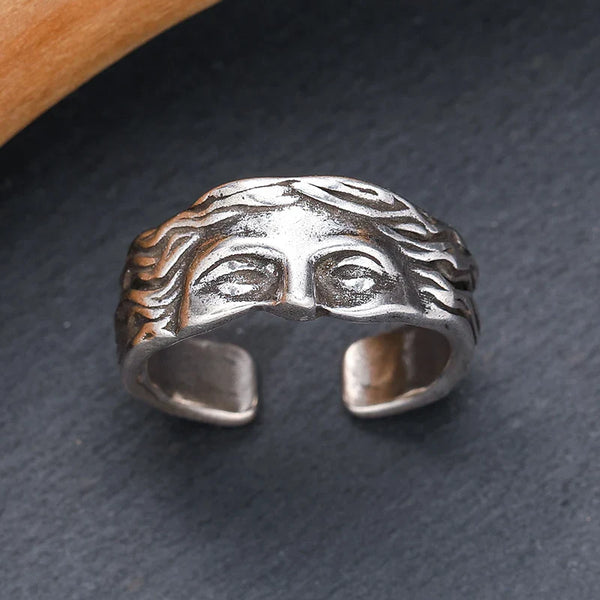 Artistic Venus Face Adjustable Ring - Artistic Pod