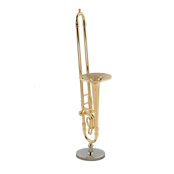 Copper Trombone Model Miniature - Artistic Pod