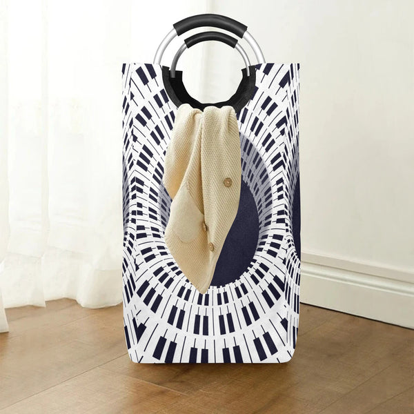 Piano Keys Laundry Basket - Artistic Pod