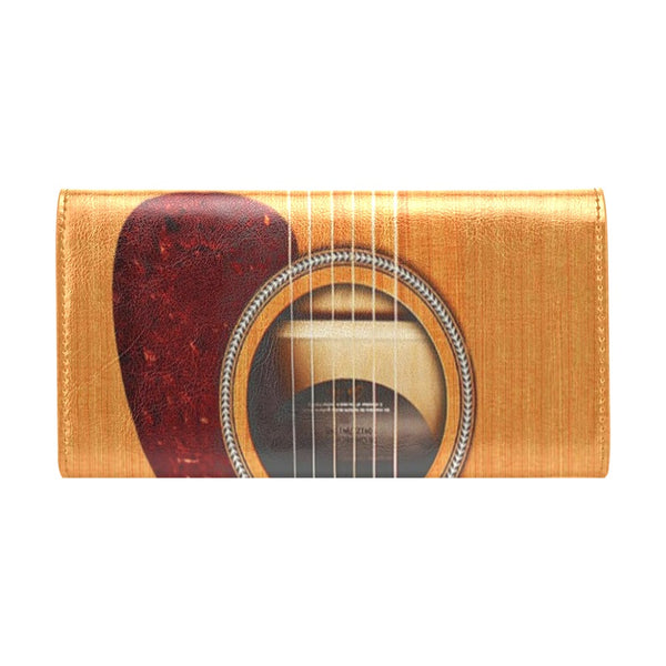 Classic Guitar Women's Trifold Wallet - Artistic Pod