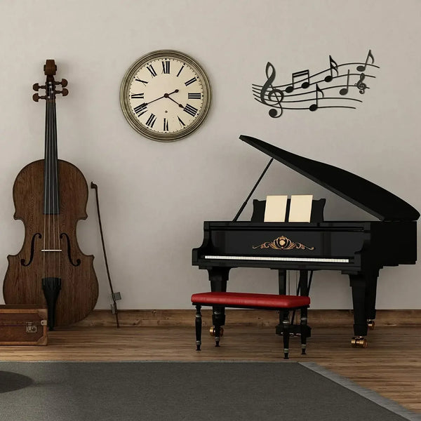 Music Scores Metal Wall Art Decor - Artistic Pod