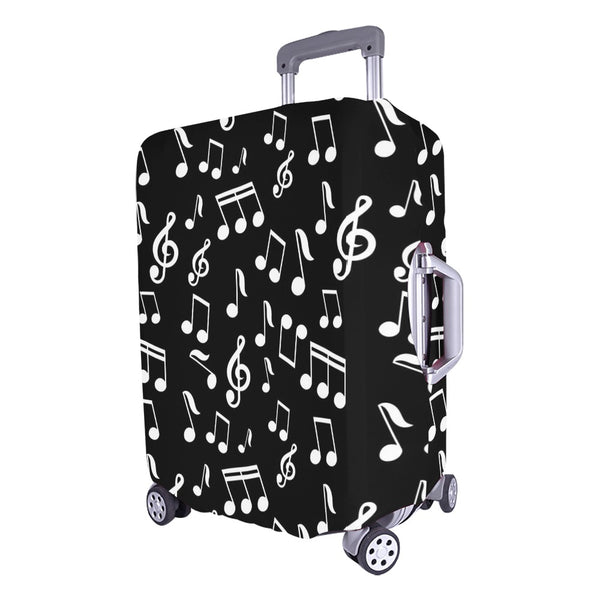 Standard Music Notes Luggage Cover (26"-28") - Artistic Pod