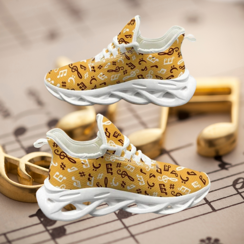 Piano Keys And Music Notes All-Season Boots - Artistic Pod