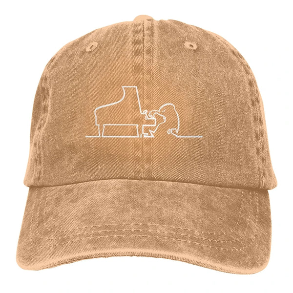 Playing Piano Cap - Artistic Pod