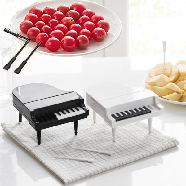 Piano Fruit Forks Set - Artistic Pod