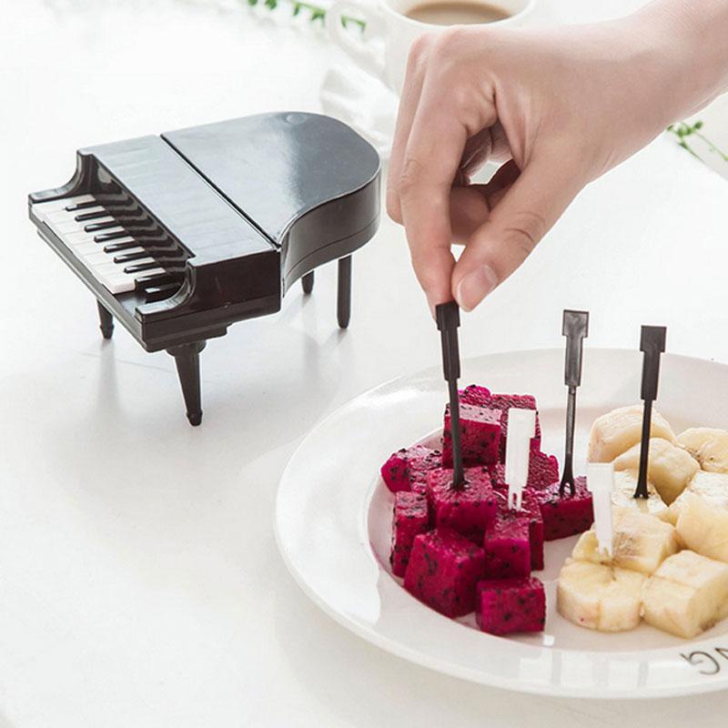 Piano Fruit Forks Set - Artistic Pod