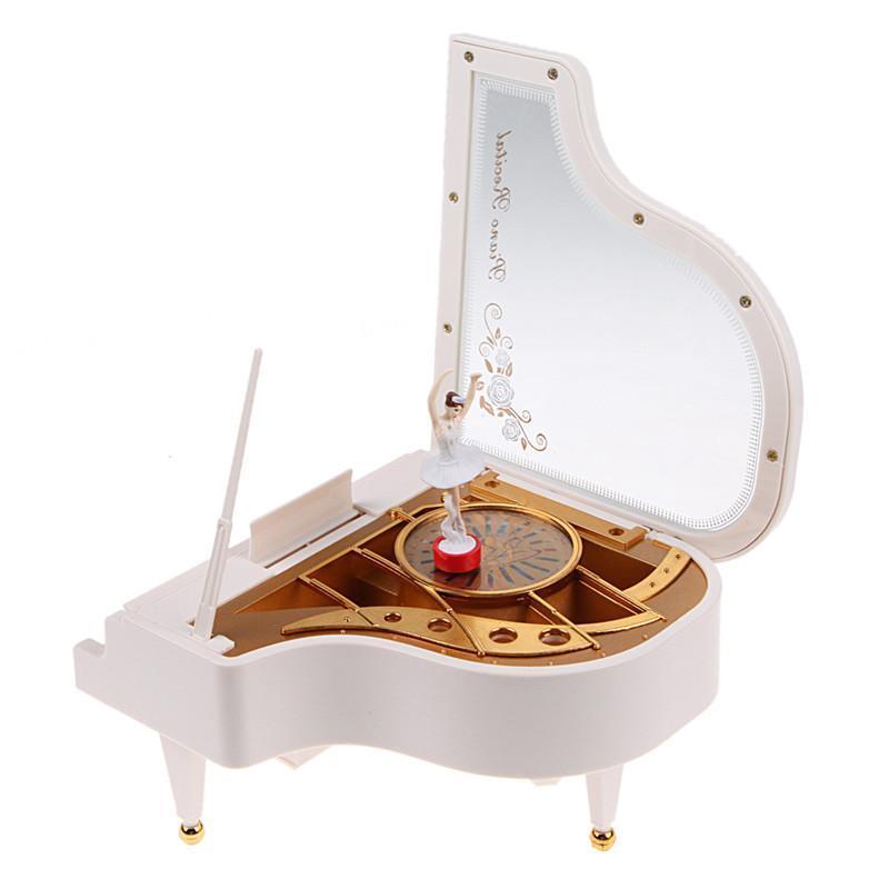 "Ballerina Girl On The Piano" Music Box - Artistic Pod