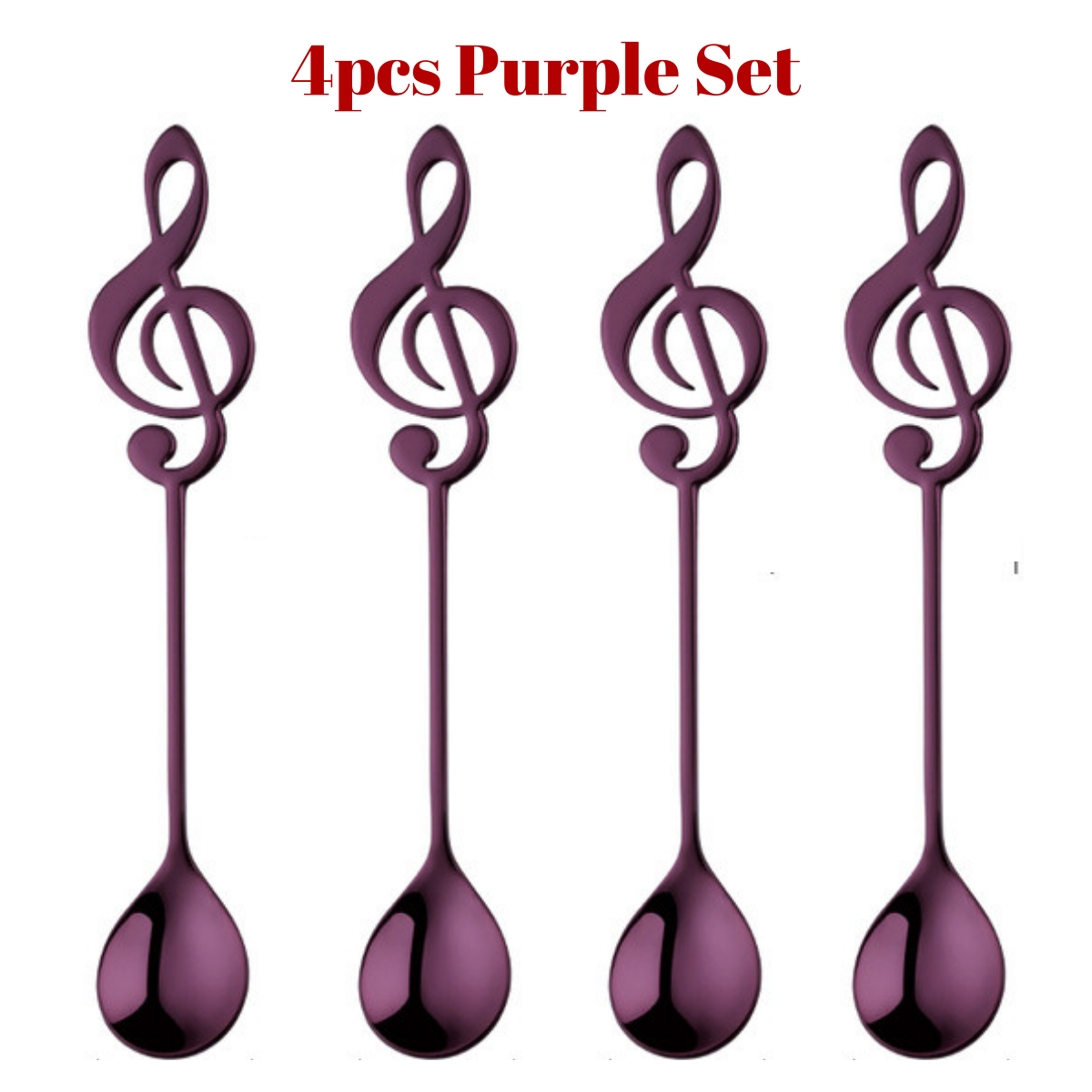 Musical Note Coffee Spoons - Artistic Pod