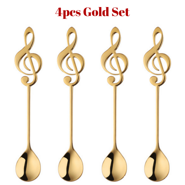 Musical Note Coffee Spoons - Artistic Pod