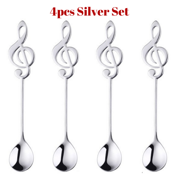 Musical Note Coffee Spoons - Artistic Pod