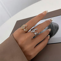 Music Note Shaped Open Ring - Artistic Pod