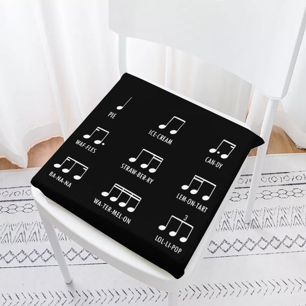 Multi Music Notes Cushions - Artistic Pod