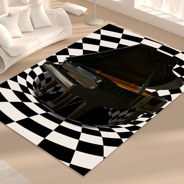 Grand Piano Hole Floor Mat - Artistic Pod