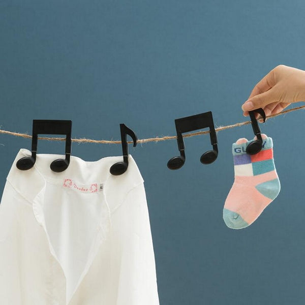 Musical Note Clothespin 2Pcs/Set - Artistic Pod