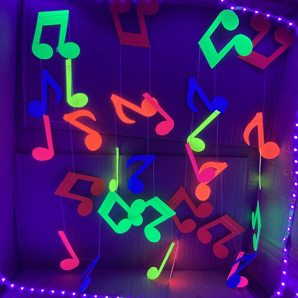 Glowing Music Party Decoration - Artistic Pod