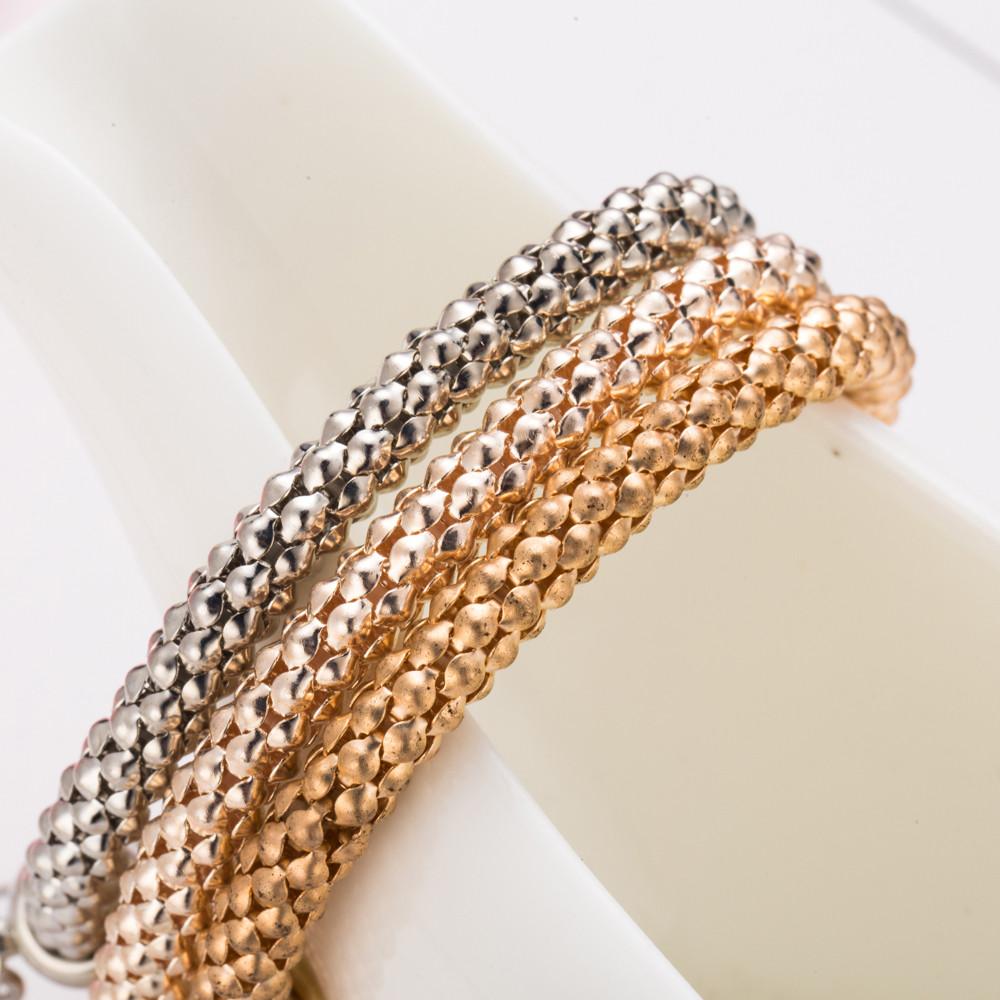 Treble Clef & Music Note Stretch Popcorn Bracelet Set (3-Piece ...