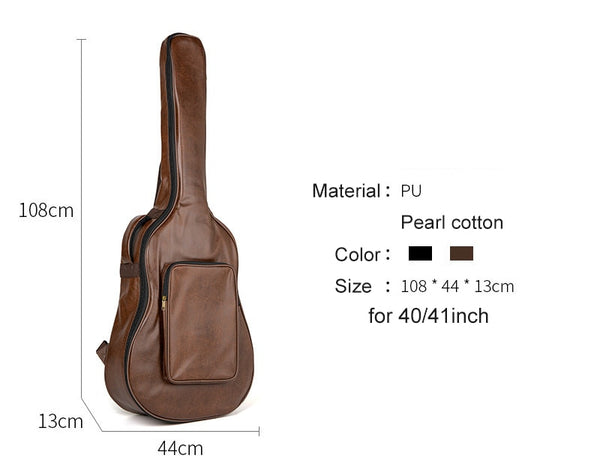 Leather Guitar Carrying Bag - Artistic Pod