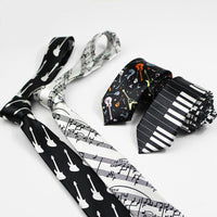 Music Note Necktie - Artistic Pod
