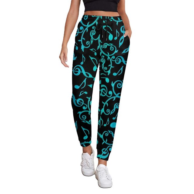 Music Note Baggy Pants - Artistic Pod