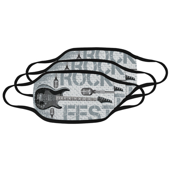 Rock Guitar Mask - Artistic Pod