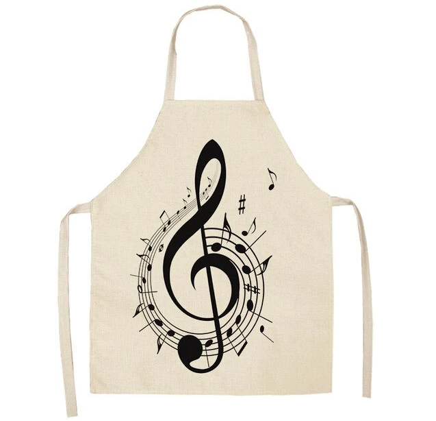 Music Notes Apron - Artistic Pod