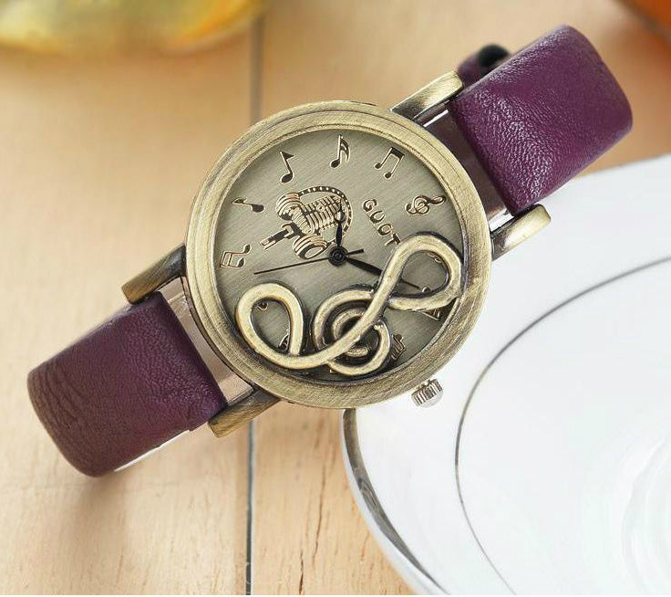 Musical Note Wristwatches - Artistic Pod