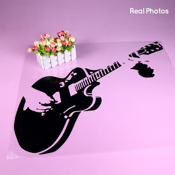 Guitar Art Wall Sticker - Artistic Pod