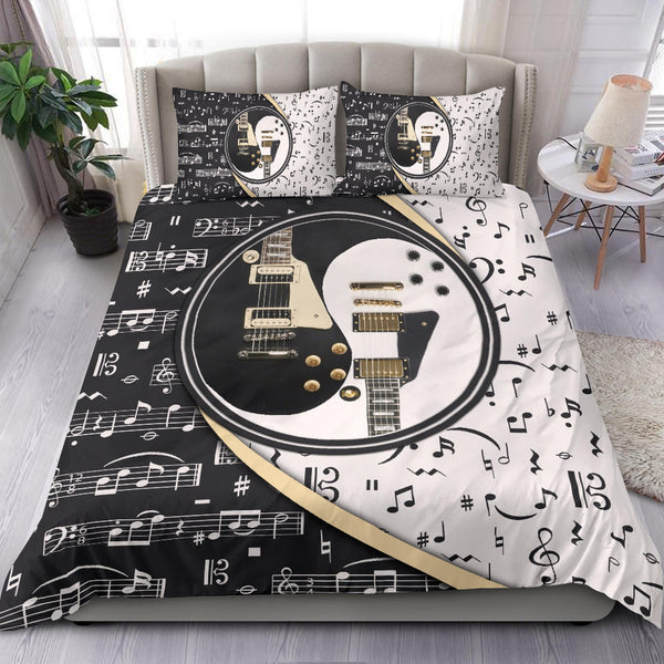 Yin Yang Guitars Bedding Set - Artistic Pod