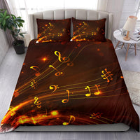 Music Notes Floating Bedding Set - Artistic Pod