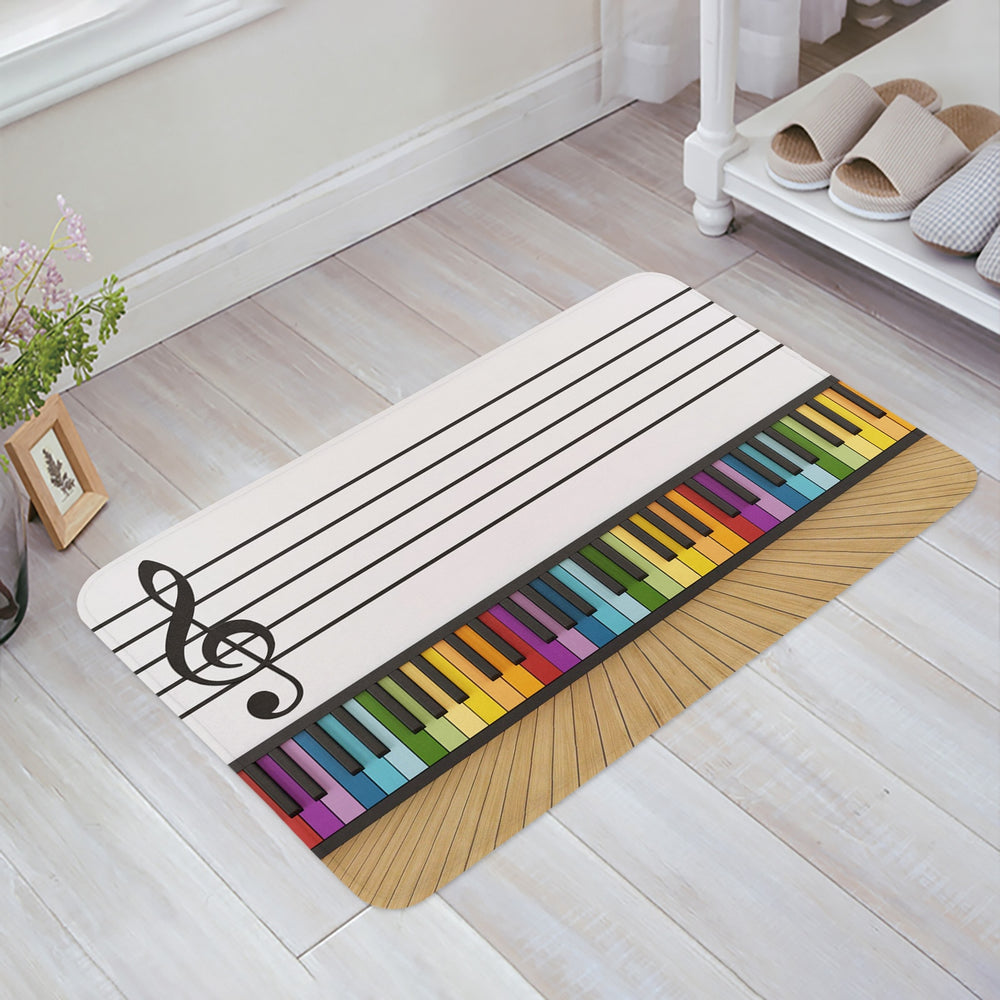 Music Notes Print Handbag - Artistic Pod