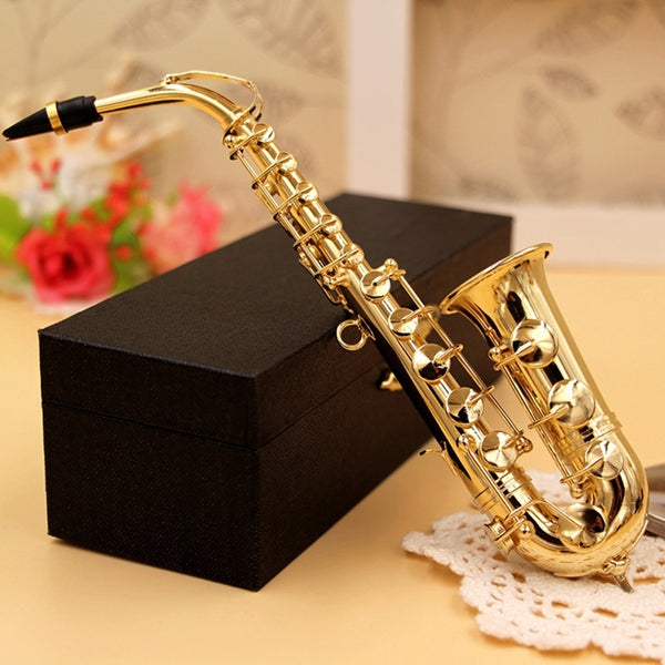 Copper Saxophone Model Miniature - Artistic Pod