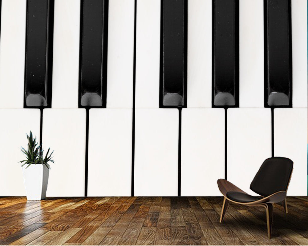 Piano Keys Decor Wallpaper - Artistic Pod