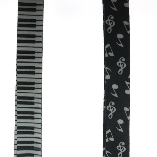 Piano Key Musical Note Neck Strap - Artistic Pod