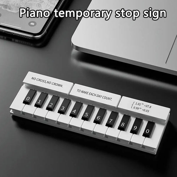 Piano Shape Phone Number Plate - Artistic Pod