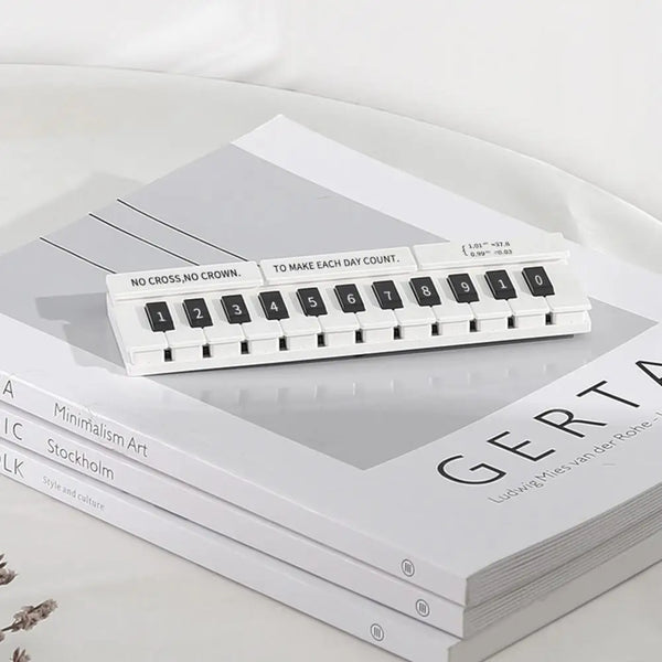 Piano Shape Phone Number Plate - Artistic Pod