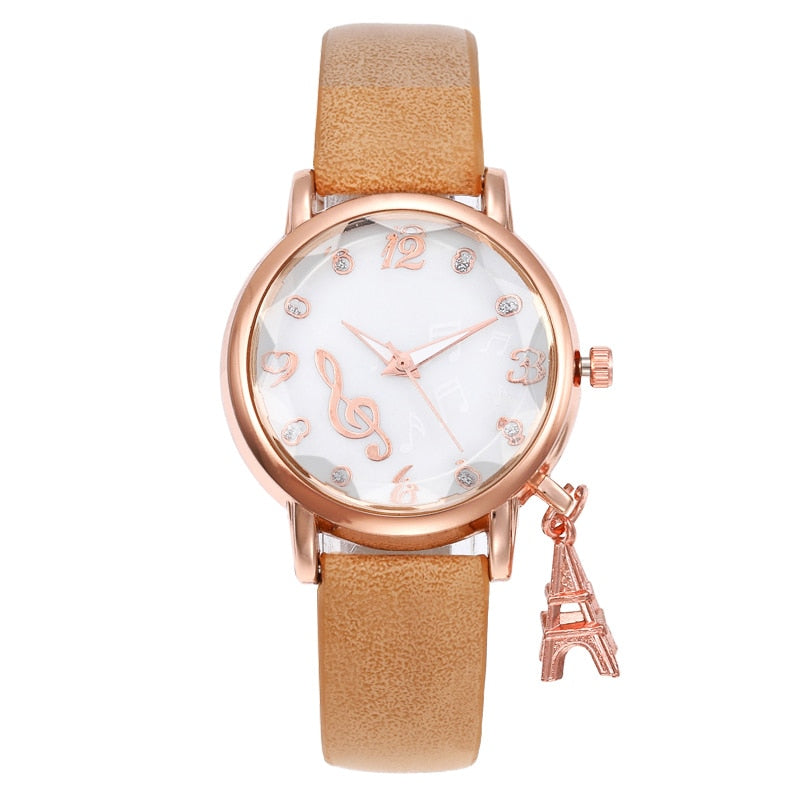 Treble Clef Music Lady Watch - Artistic Pod