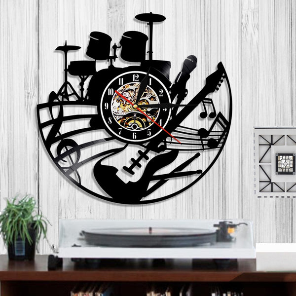 Band Vinyl Record Wall Clock - Artistic Pod