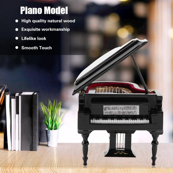 Wooden Mini Piano Model - Artistic Pod