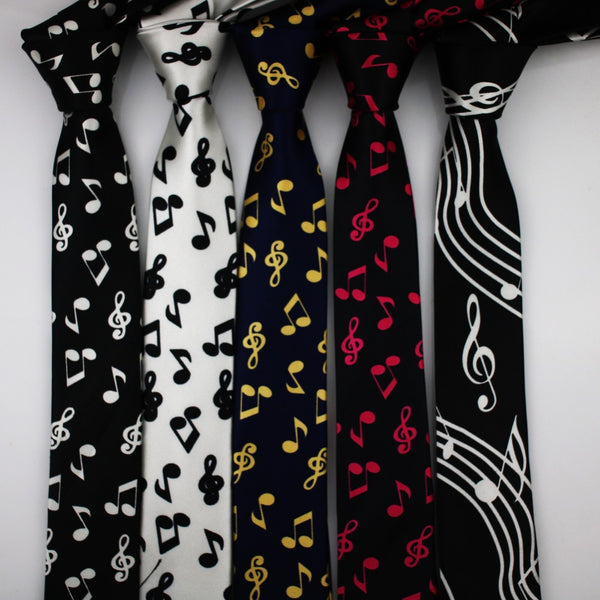 Free - Music Note Neck Tie - Artistic Pod
