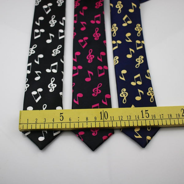 Music Note Neck Tie - Artistic Pod