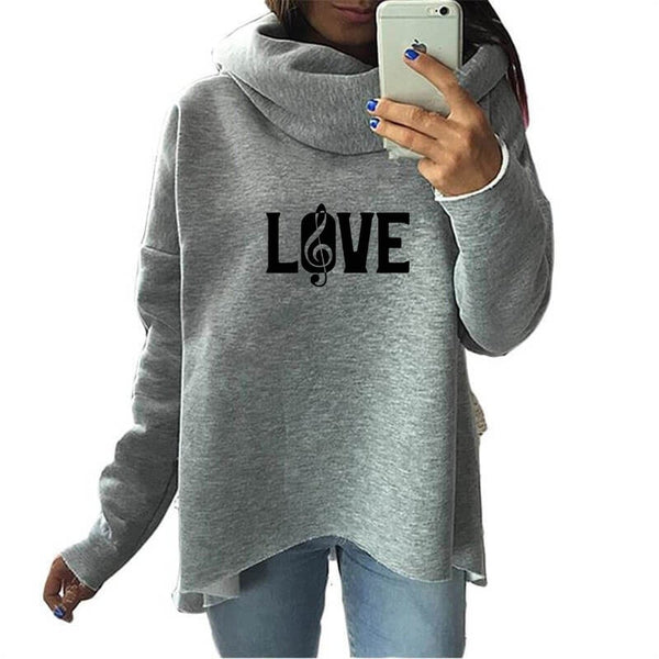 Treble Clef LOVE Sweatshirt - Artistic Pod