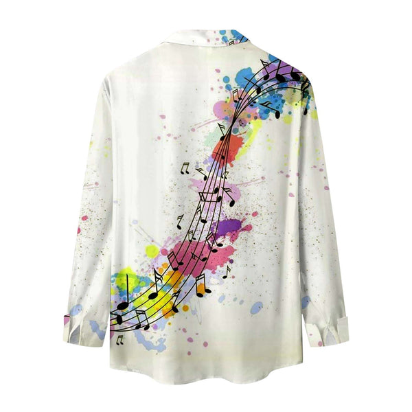 Music Note Headphone Shirt - Artistic Pod
