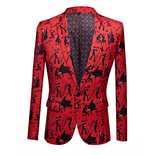 Red Musician Suits - Artistic Pod