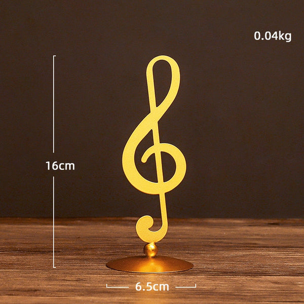 Mini Music Symbol Statue Figurine - Artistic Pod