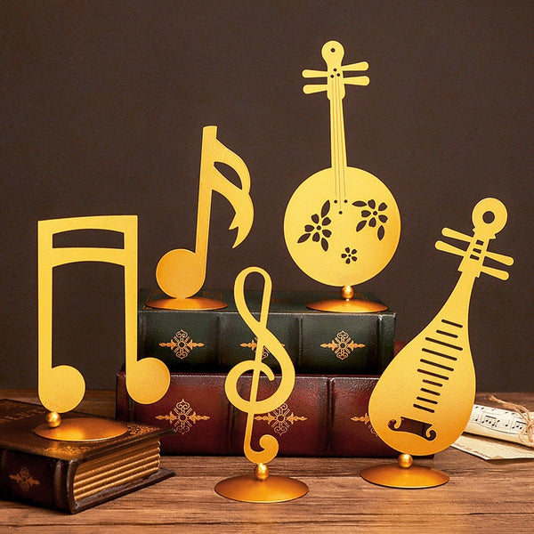 Mini Music Symbol Statue Figurine - Artistic Pod