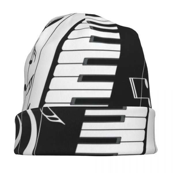 Classic Piano Music Clef Beanie - Artistic Pod