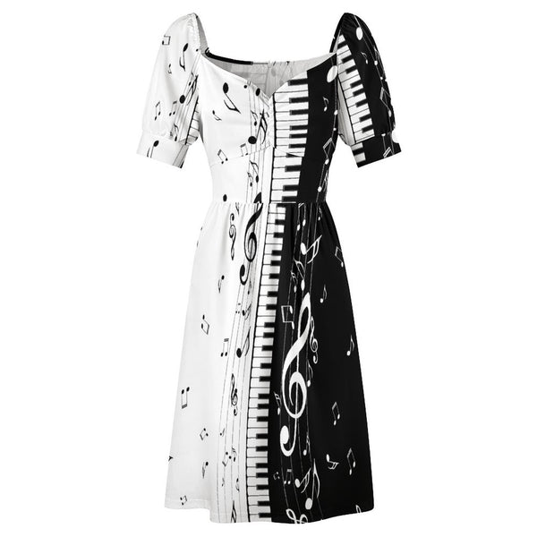 Music Piano Key Dress - Artistic Pod