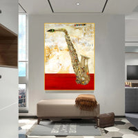 Modern Saxophone Canvas Art - Artistic Pod