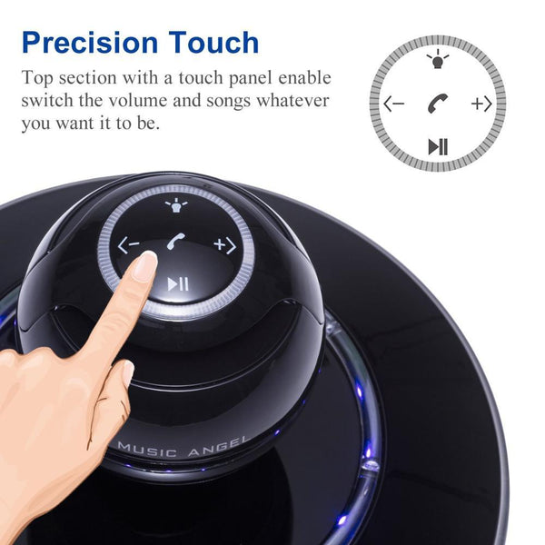 Music Angel Portable Bluetooth Speakers with Microphone - Artistic Pod