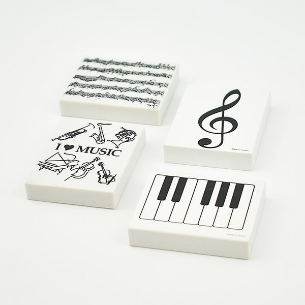 Music Mini Rubber Eraser - Artistic Pod